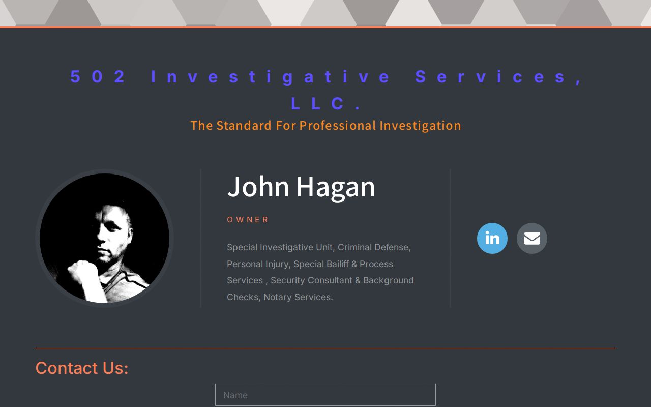 John Hagan - 502 Investigative Services